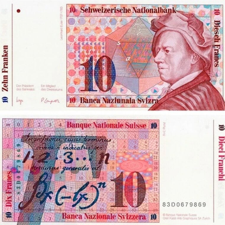 10 франков 1983 Швейцарская Конфедерация, сувенирная копия, банкноты и купюры редкие коллекционные