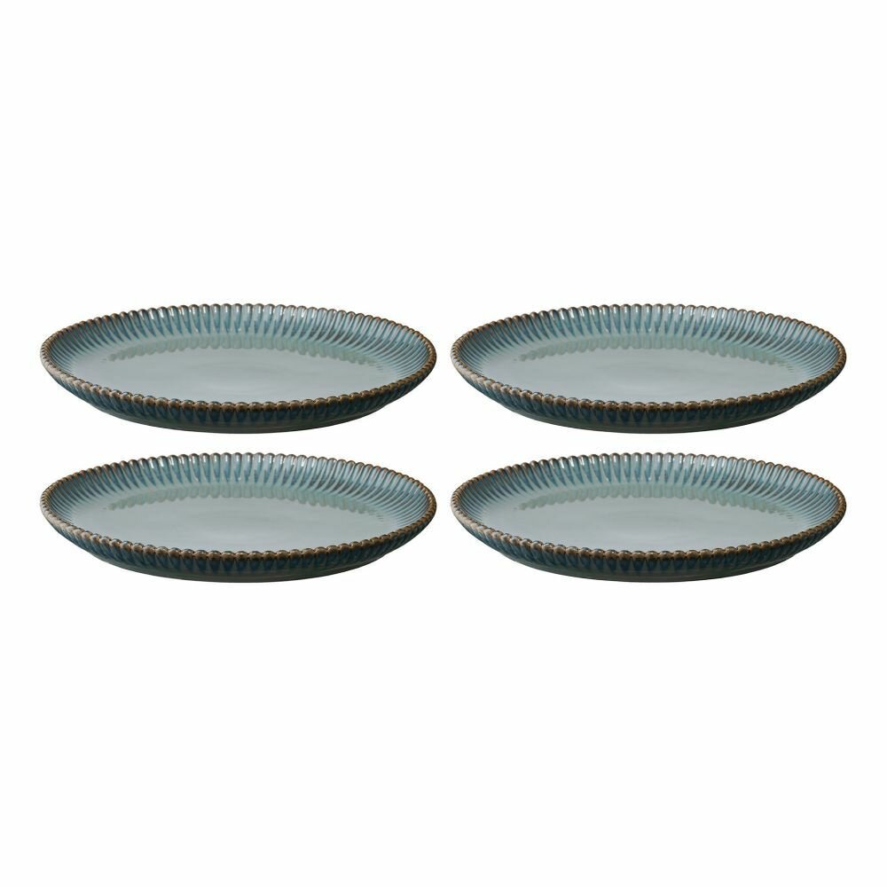 Набор тарелок Tkano Kitchen Spirit, темно-серый, 26 см, 4 шт.