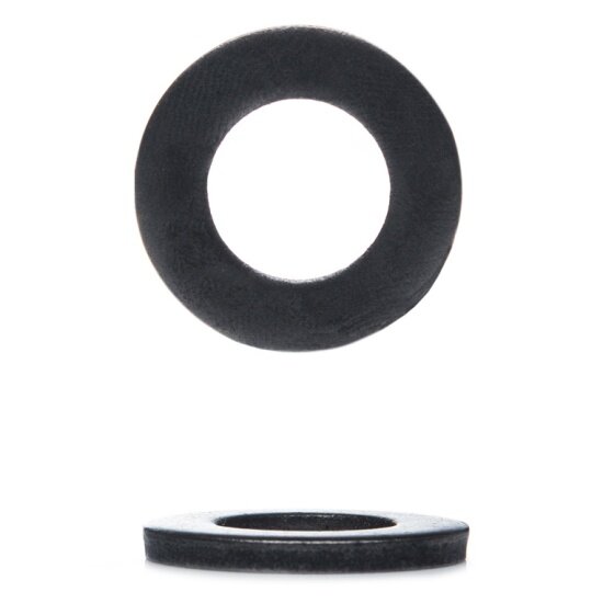 Шайба DIN 125 Море-метизов плоская HV 350 оксид М18, 100 шт SHAY125HV350М18100М