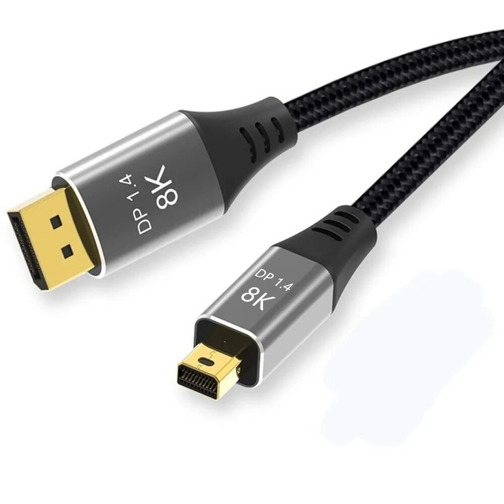 Mini DP к DisplayPort 8K кабель DP1.4 only Cable, 3 м