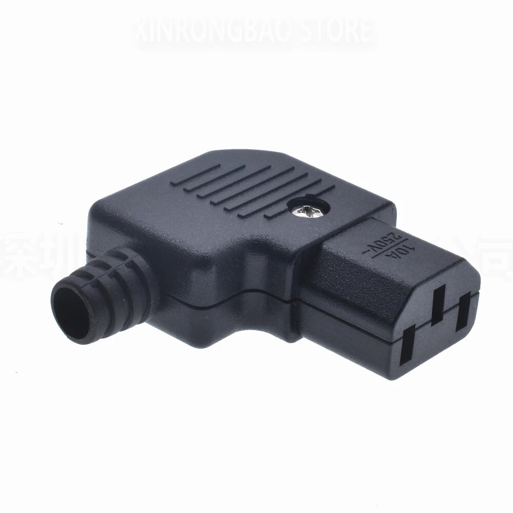 IEC320 C13 C14 угловой шнур питания 10A 250V, SS-259