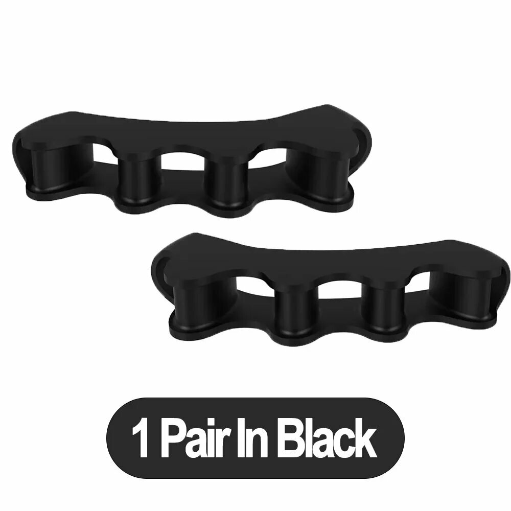 Силиконовые разделители пальцев ног Black-1pair