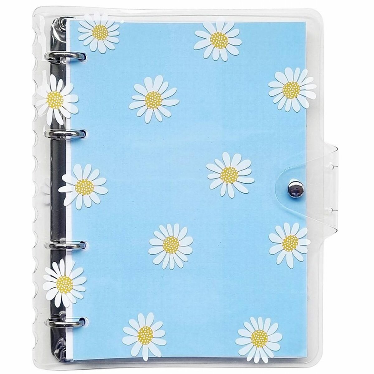 Тетрадь на кольцах 120л, А5 Infolio Study Camomiles (клетка), 10шт.