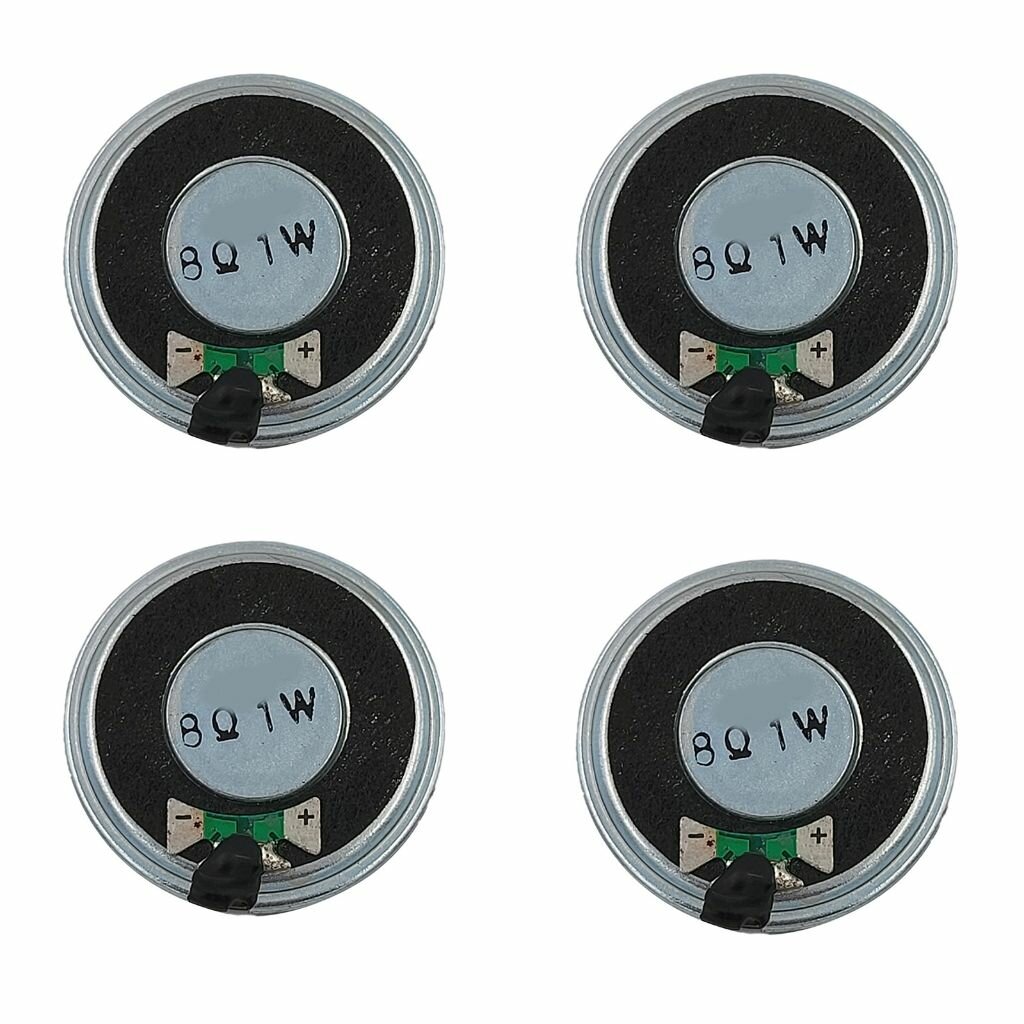 Колонки,40mm сверхтонкий внутренний магнитный динамик 8 Ом 1 ватт, 4 шт