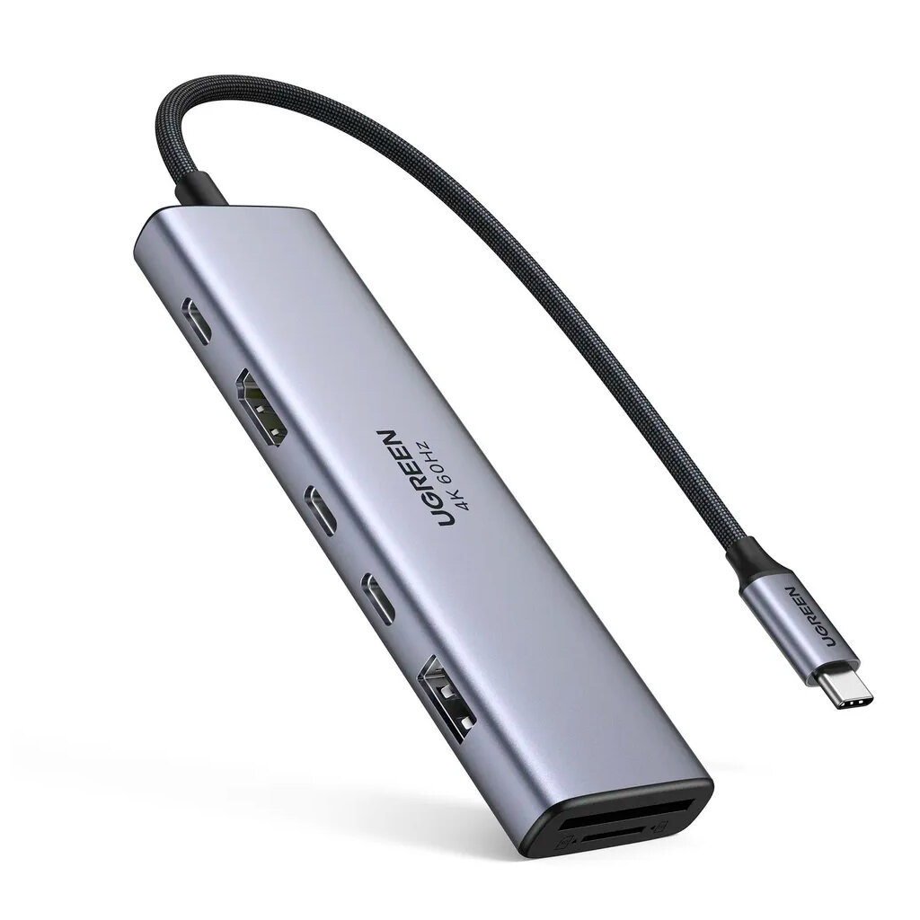 Конвертер UGREEN CM511 (45521) 7-в-1 - 4K@60Hz USB-C на 7 разных устройств