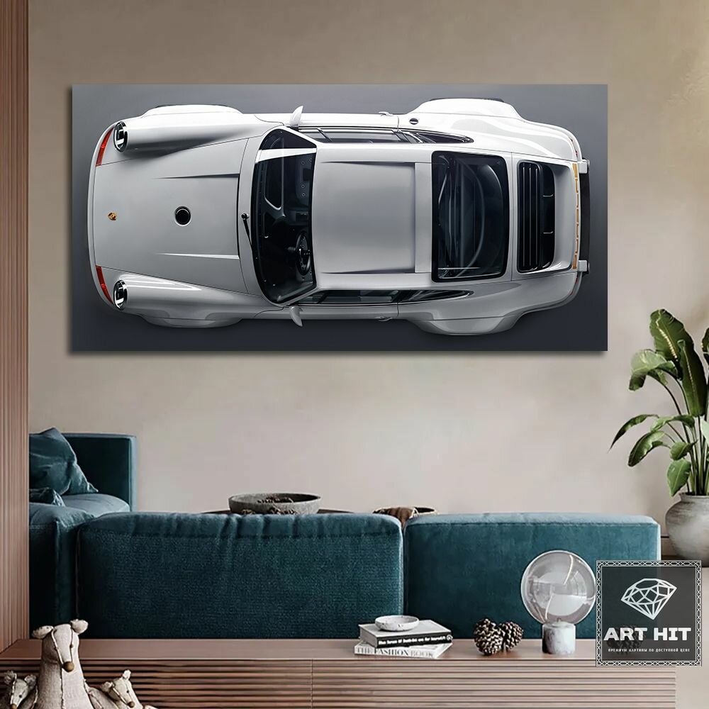 Картина "Авто", на холсте, на подрамнике, дерево, 40x80 см, бренд ВсеКартины. тут