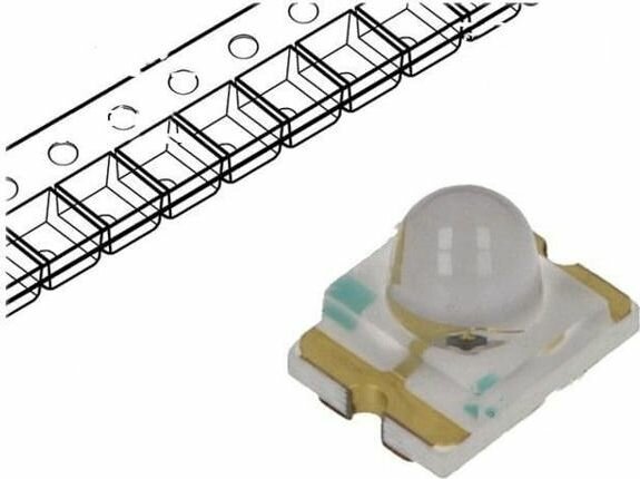 Светодиод BROADCOM ASMT-BA20-AS000 LED SMD 1210 amber 180?285mcd 3.2x2.4x2.4mm 15 град. 2?2.4V 20mA 1 шт