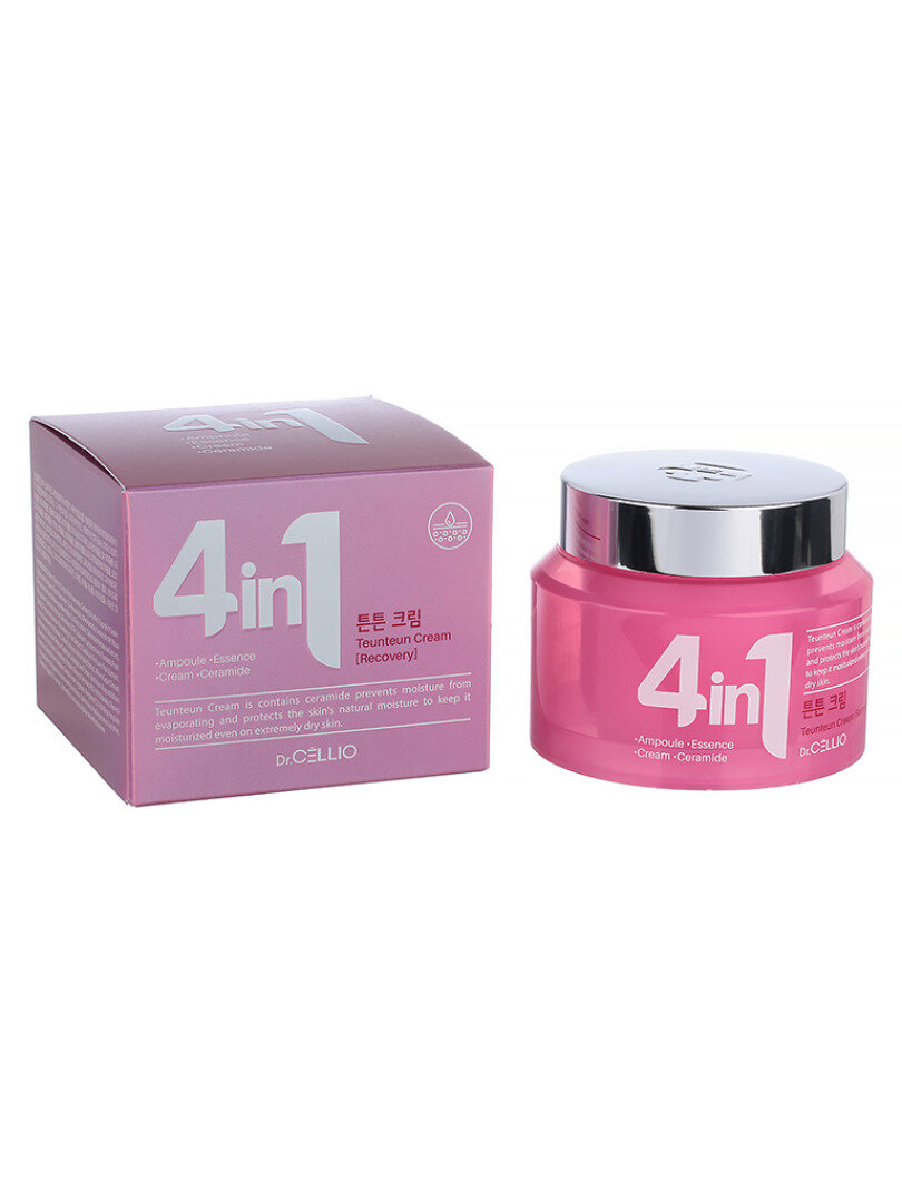 Крем для лица с керамидами Dr.CELLIO Dr. G50 4 IN 1 TEUNTEUN CREAM (Ceramide) 70ml