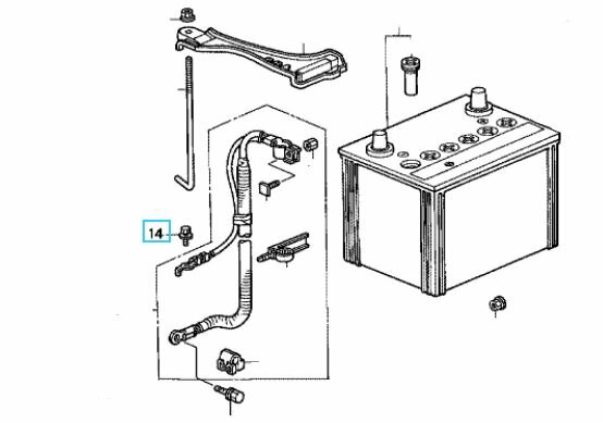 Болт, заземление, 6X16 (Оригинал)