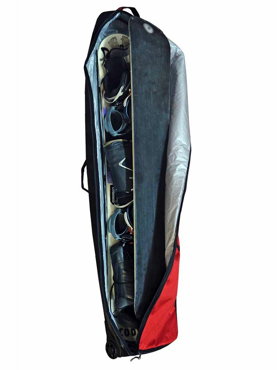 Чехол для сноуборда на колесах "FreeStyle", красный