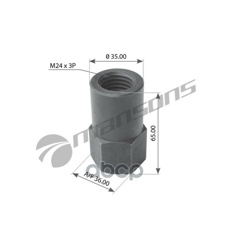 Гайка! стремянки M24x3x65 SW36 Scania 112-143 Mansons арт. 100513