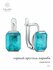 Серьги TALANT, серебро, 925 проба, родирование, горный хрусталь, длина 1.5 см, ,...
