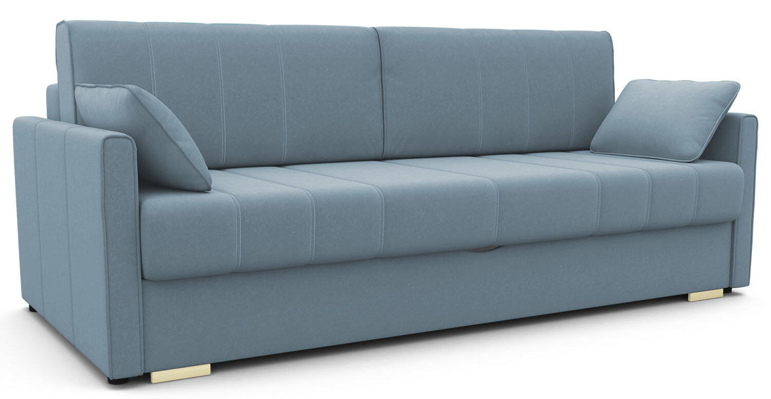 Диван "Риф", независимый пружинный блок, каркас металлический, микровелюр