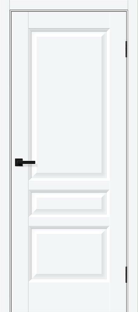 Дверь Неоклассик-34 White Silk Браво 200*80