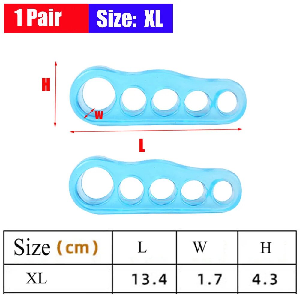Разделители для пальцев ног XL