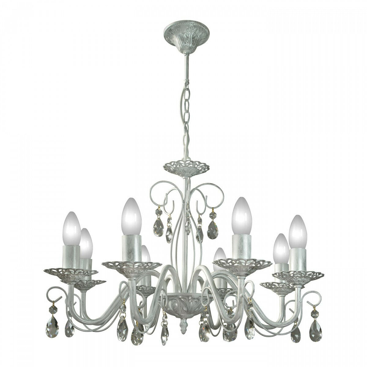 Люстра подвесная 8 ламп Аврора Петрасвет Россия S1193-8