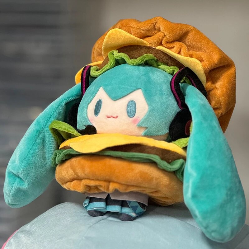 Bandai Hatsune Miku Kawaii Q Версия Фигурка, Hamburger Miku.