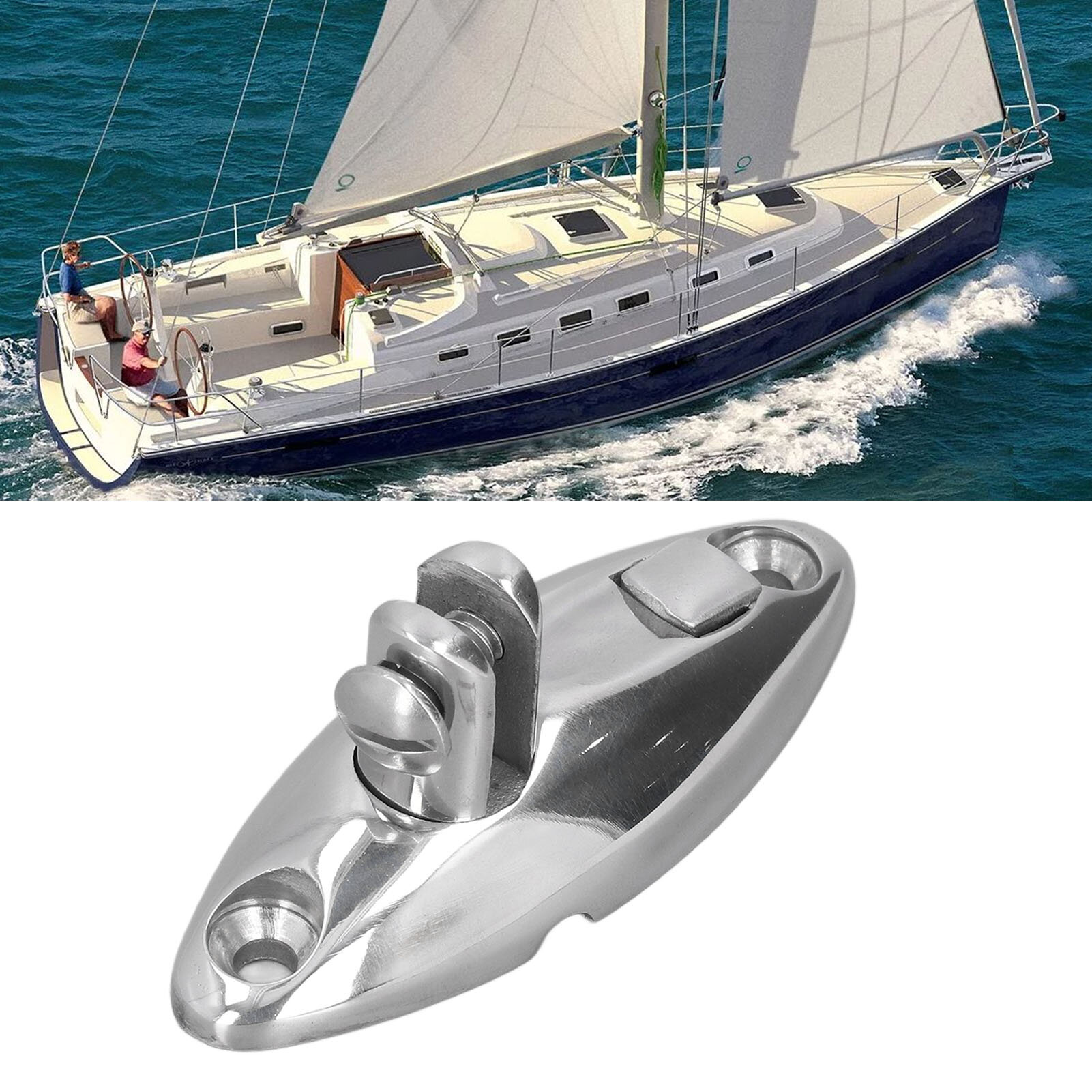 Морская лодка, поворотный шарнир на 360 градусов, аксессуары для яхт из нержавеющей стали 316