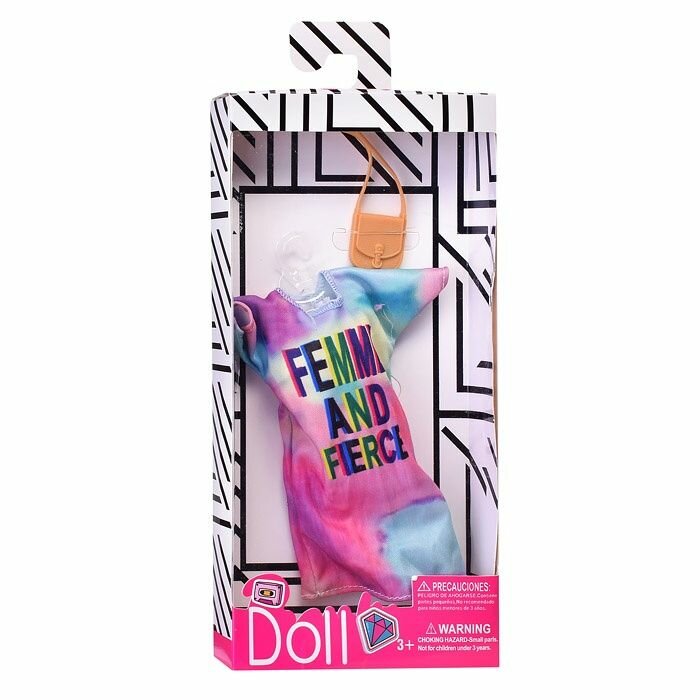 Одежда для кукол Oubaoloon "Платье", в коробке (HX212B)