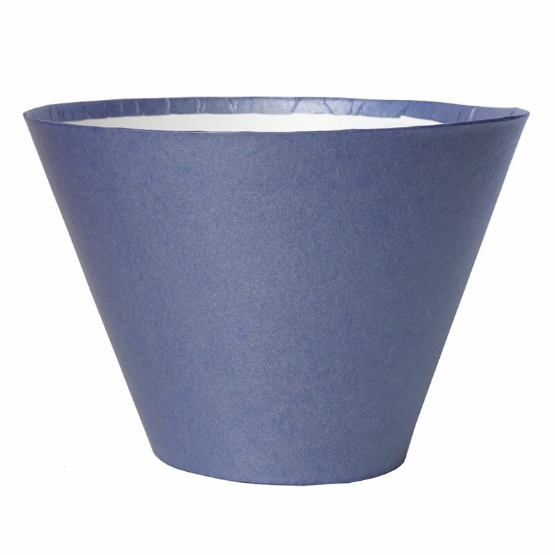 Подарочная коробка Веселый праздник "Премиум", конус малый, Светло-фиолетовый