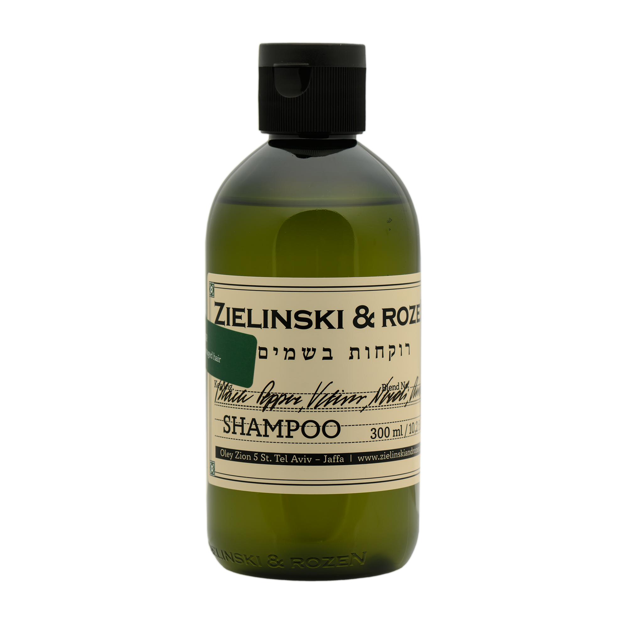Zielinski & Rozen Шампунь восстанавливающий Черный перец, Ветивер, Нероли, Амбра 300мл