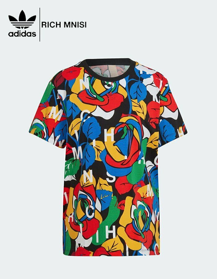 Футболка ADIDAS RICH MNISI LOOSE TSHIRT - T- SHIRTS HC4474