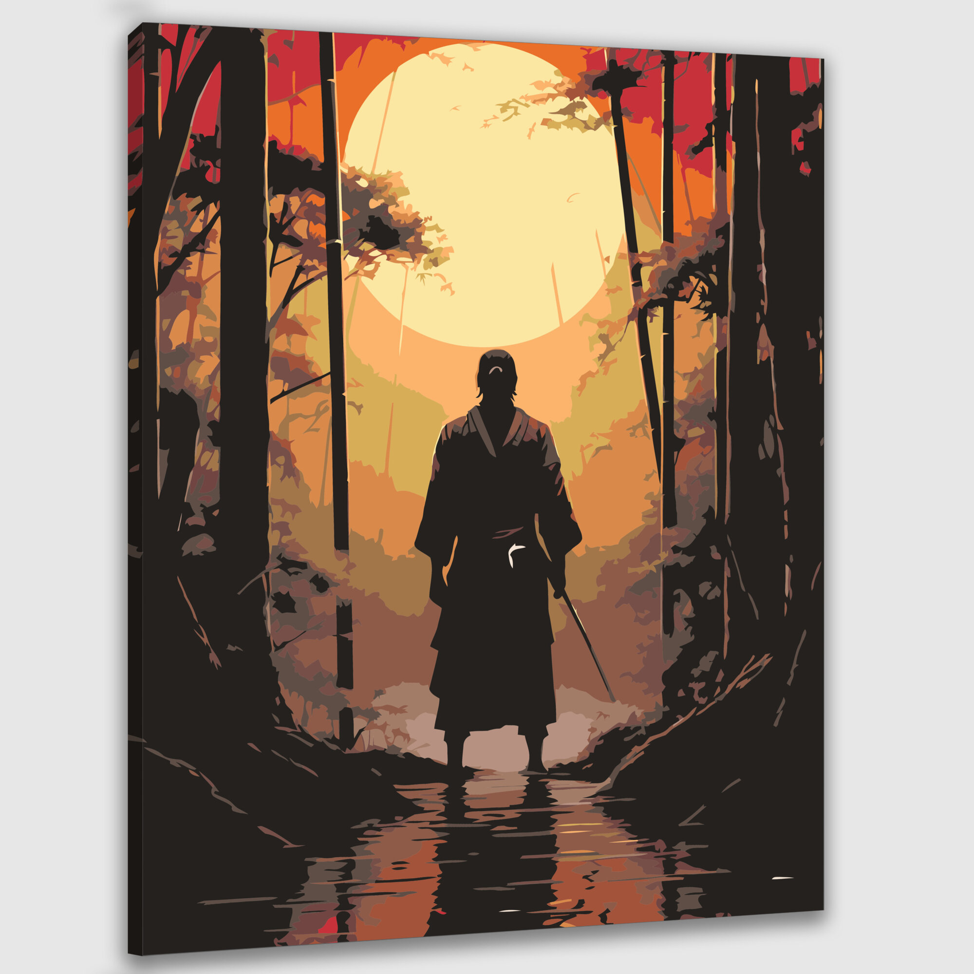 Картина по номерам 40x50 см, Меч искусства войны