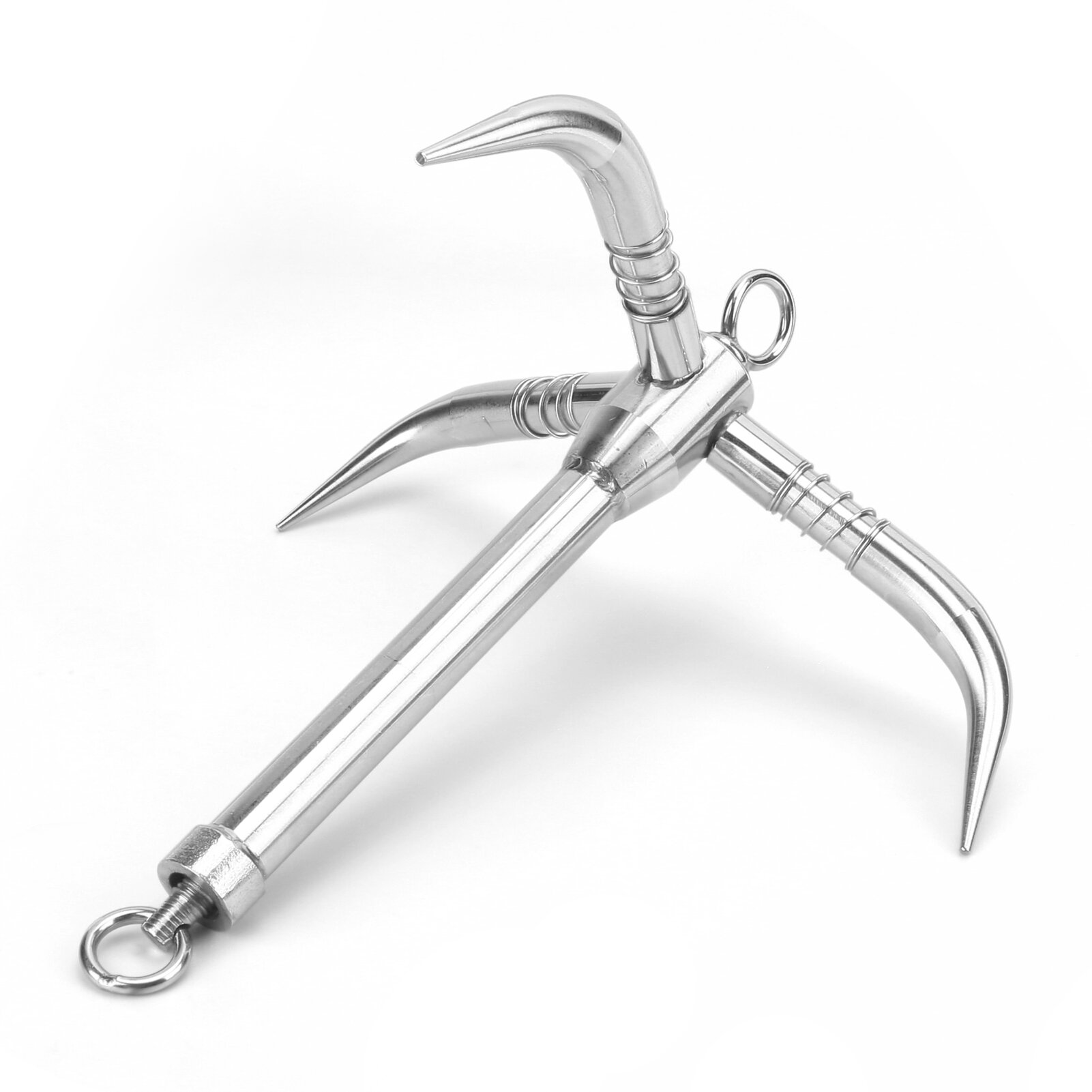 Складной якорь-кошка с тройным захватом из нержавеющей стали 316 для лодок, яхт, плотов, каноэ
