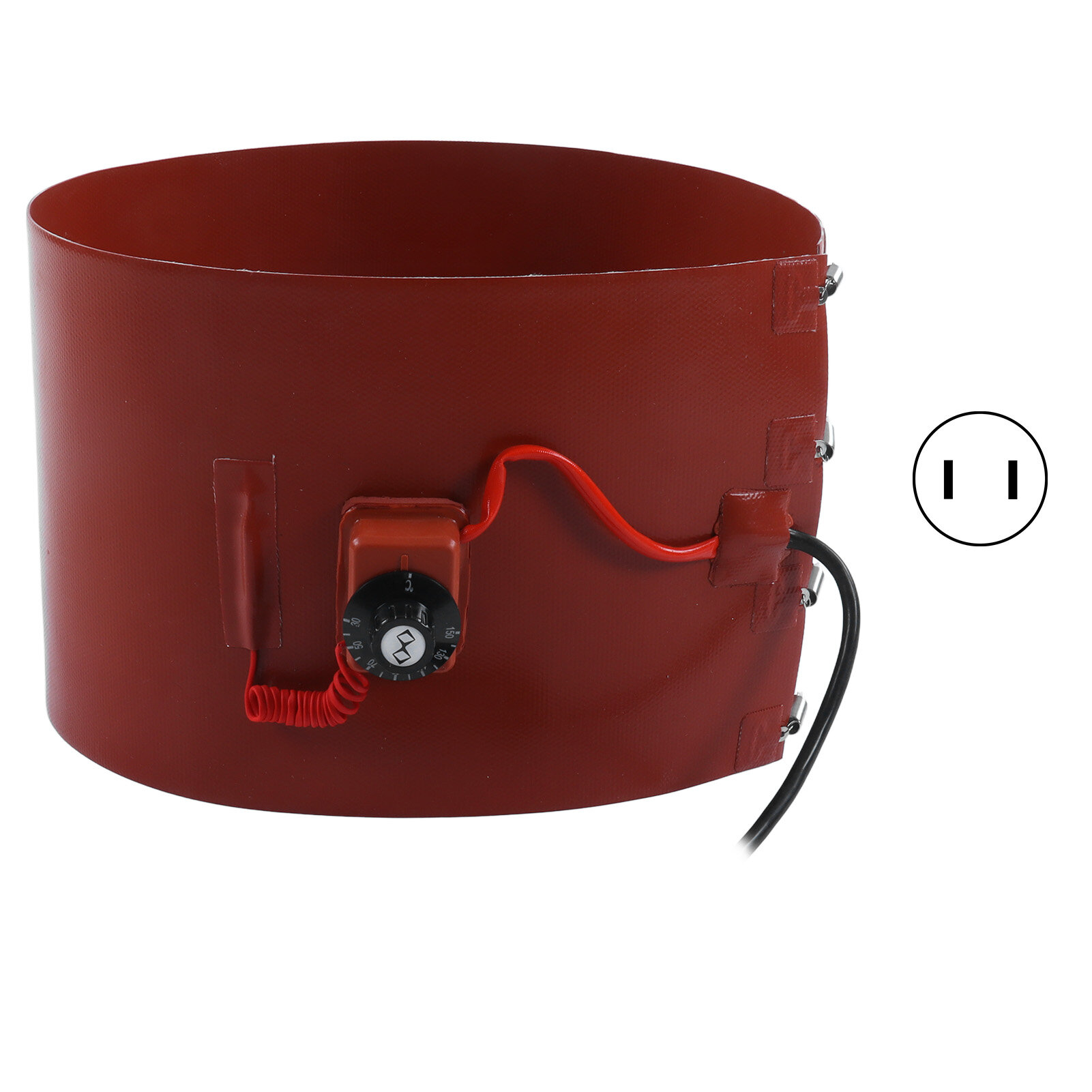 Электрическийнагревательдлябочекмощностью1200Вт, силиконовоенагревательноепокрывалодлямасляныхбочекстермостатом, дляпогрузочно-разгрузочногооборудования, вилкастандартаСША,110В.