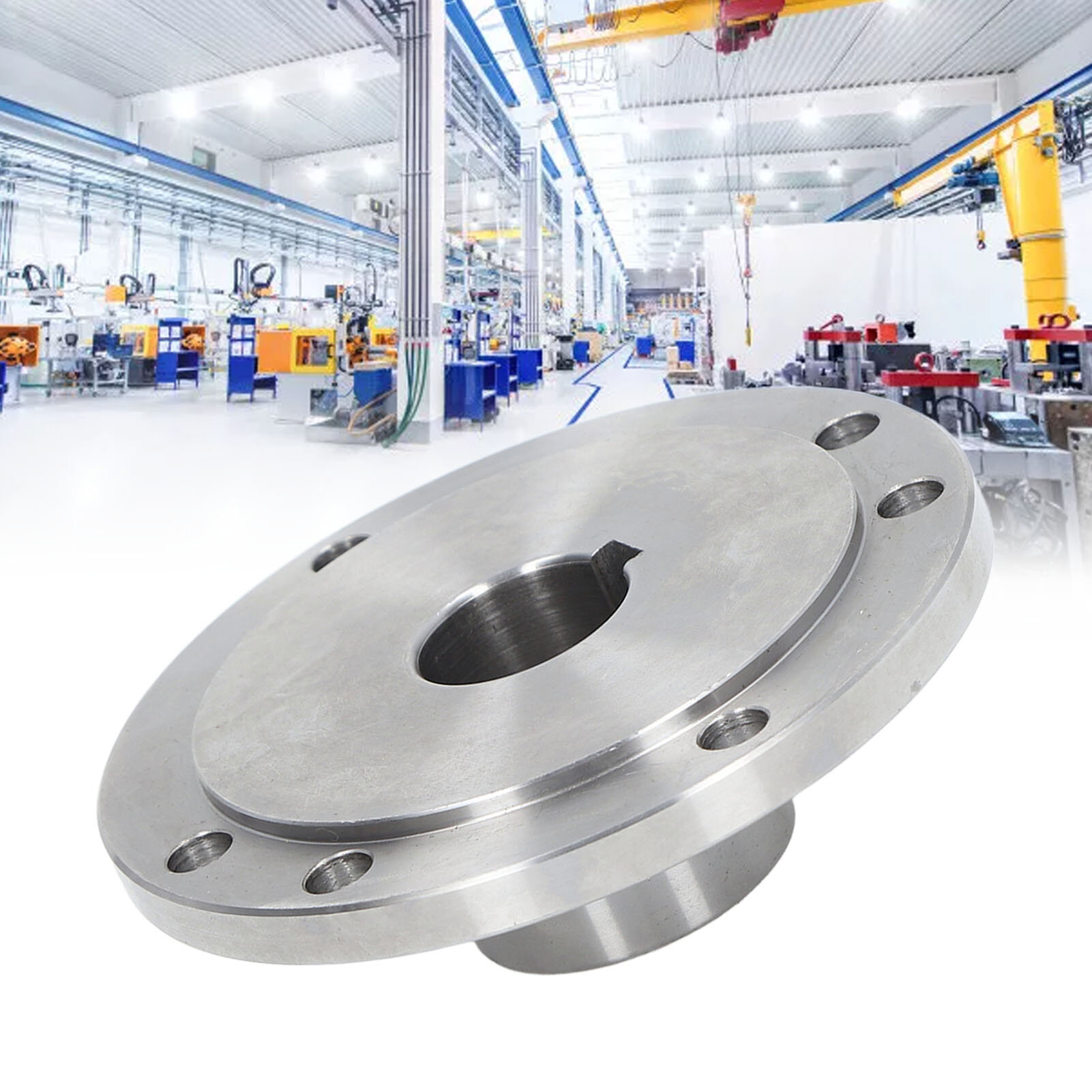 Фланец токарного станка 125 мм. Соединительный фланец патрона из марганцовистой стали для K11‑125 K12‑125 K72‑125 16 мм/0,6 дюйма