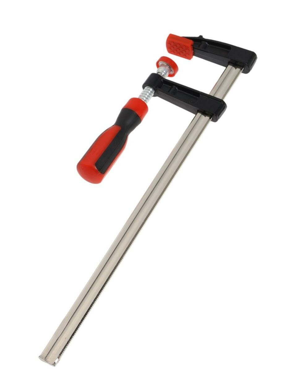 Струбцина F-образная усиленная тундра, тавровый профиль, 2К рукоятка, 300 х 50 х 350 мм