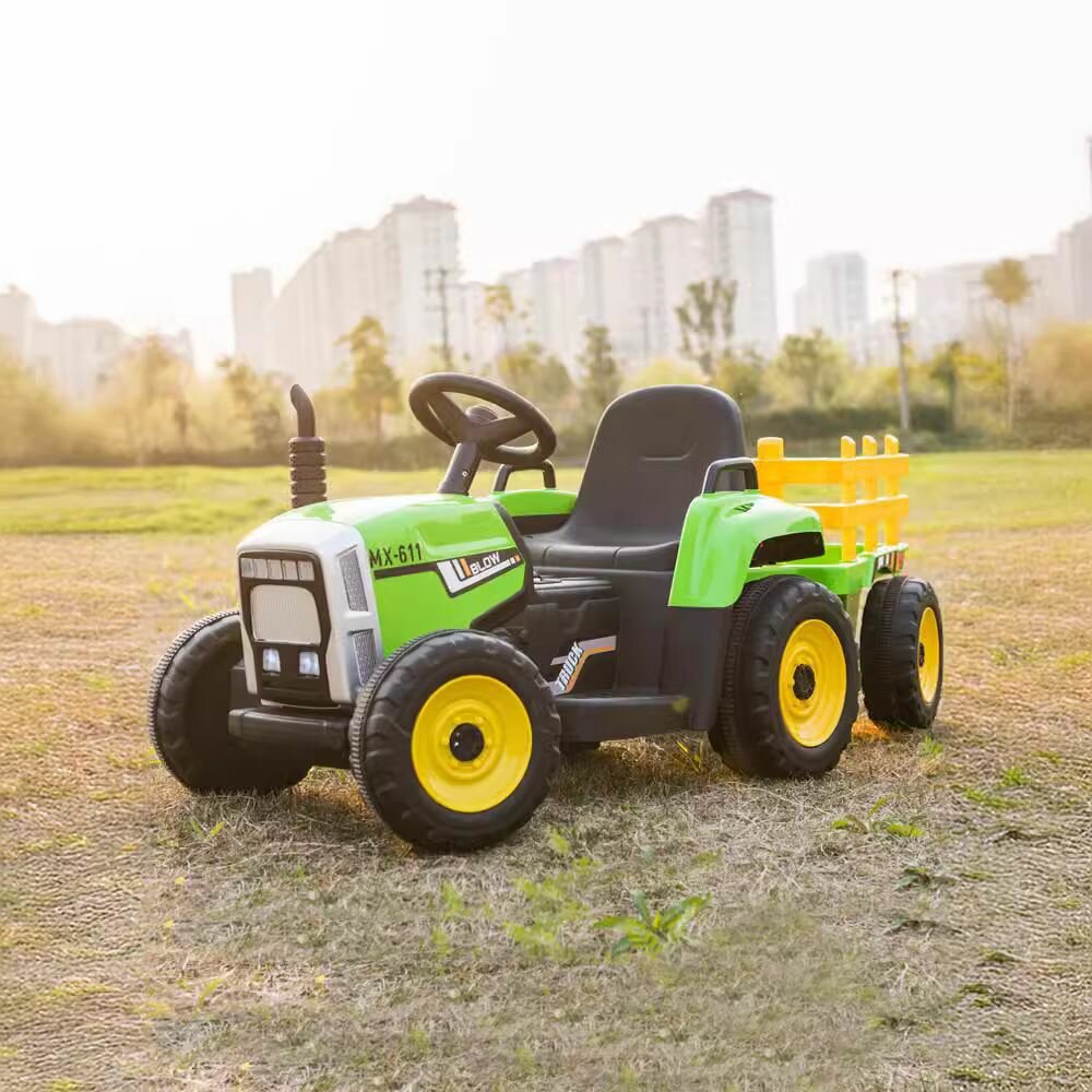 Электромобиль-трактор с прицепом, на аккумуляторе с пультом TLJ01-2
