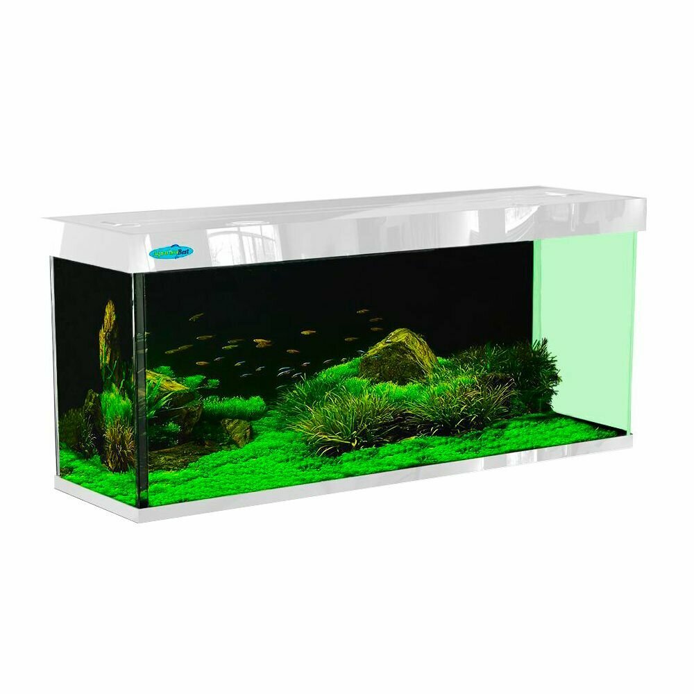 Аквариум 300 литров AquariumBest , Белый глянец (121х41х67 см)