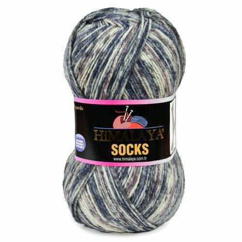 Пряжа Himalaya Socks цвет 150-01 (100г/400м, упаковка 5 мотков)