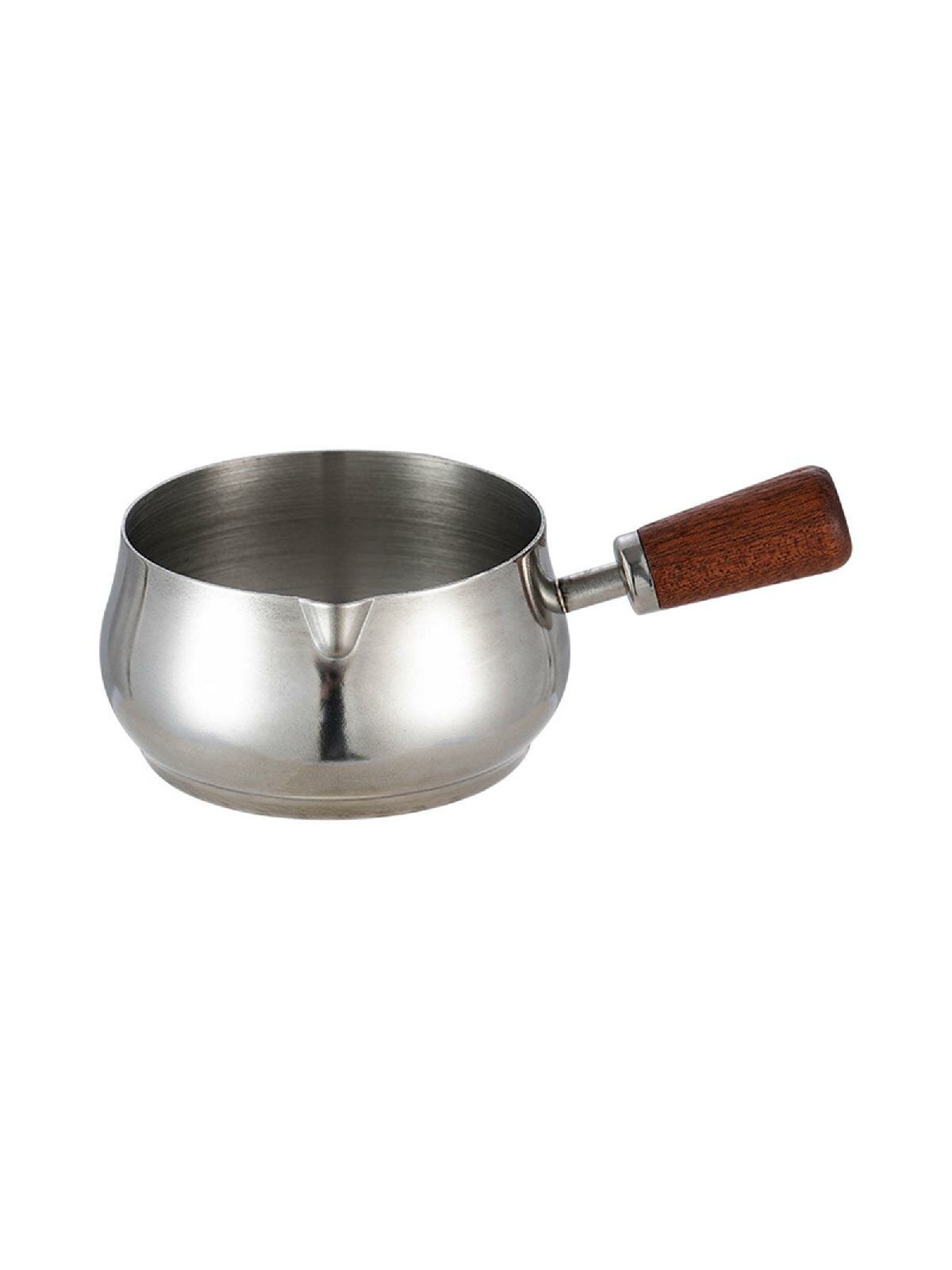 Стаканчики для эспрессо из нержавеющей стали с деревянной ручкой Для соусов и напитков