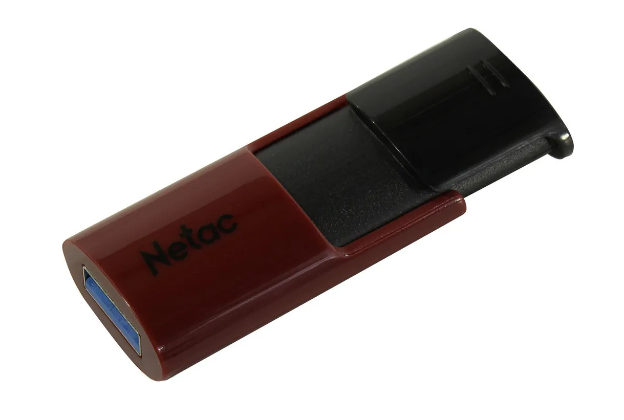 Флэш-память USB_256 GB Netac U182 NT03U182N-256G-30RE USB3.0 красный/черный.