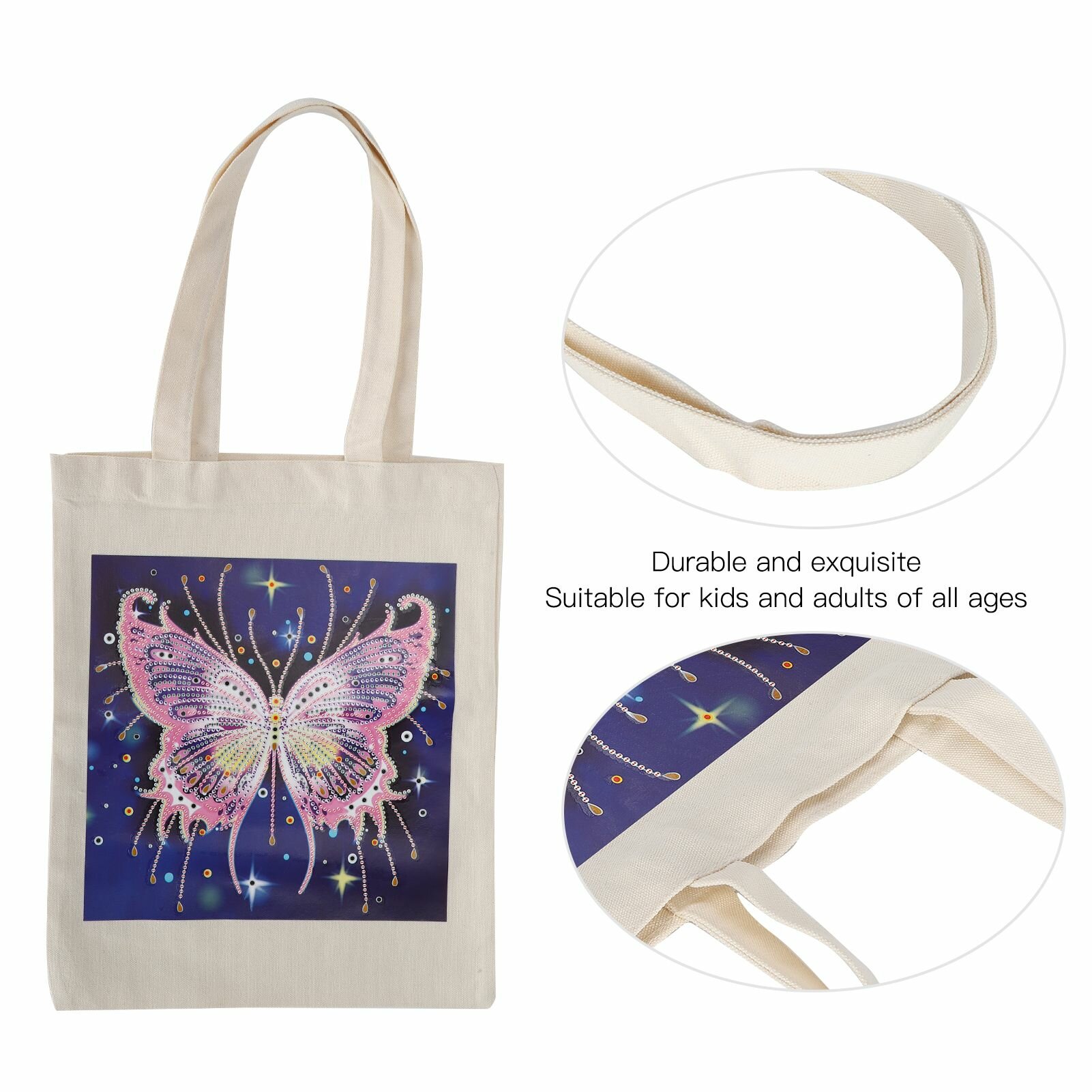 Сумка для рисования алмазами, с бусинами из смолы, для творчества и украшения