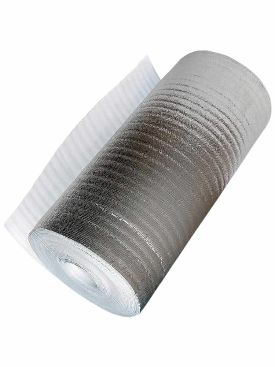 Теплоотражающая подложка 10мм, ширина1,2м, длина 3м (10/3/1,2), вспененный полиэтилен для теплоизоляции 3.6м2