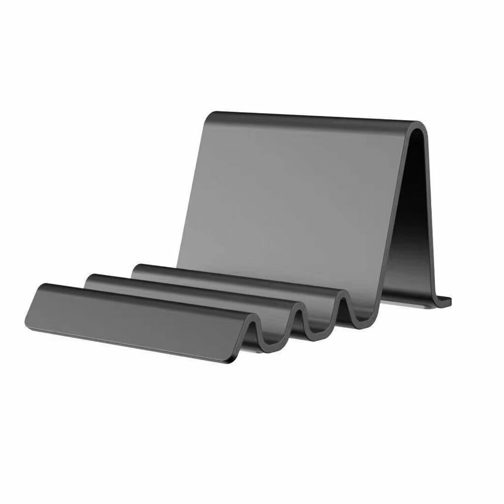 Настольная подставка для мобильного телефона Cross-border wave для планшетного компьютера универсальная в штучной упаковке-черный