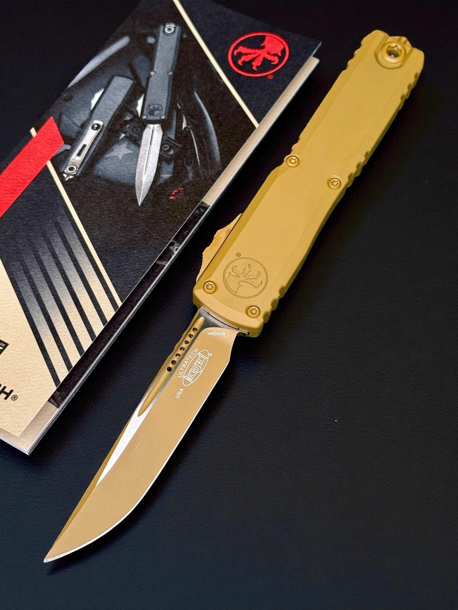 Нож складной MicroTech MCT11211CRA Ultratech Gen III ZBP, Cerakote RAL-8000