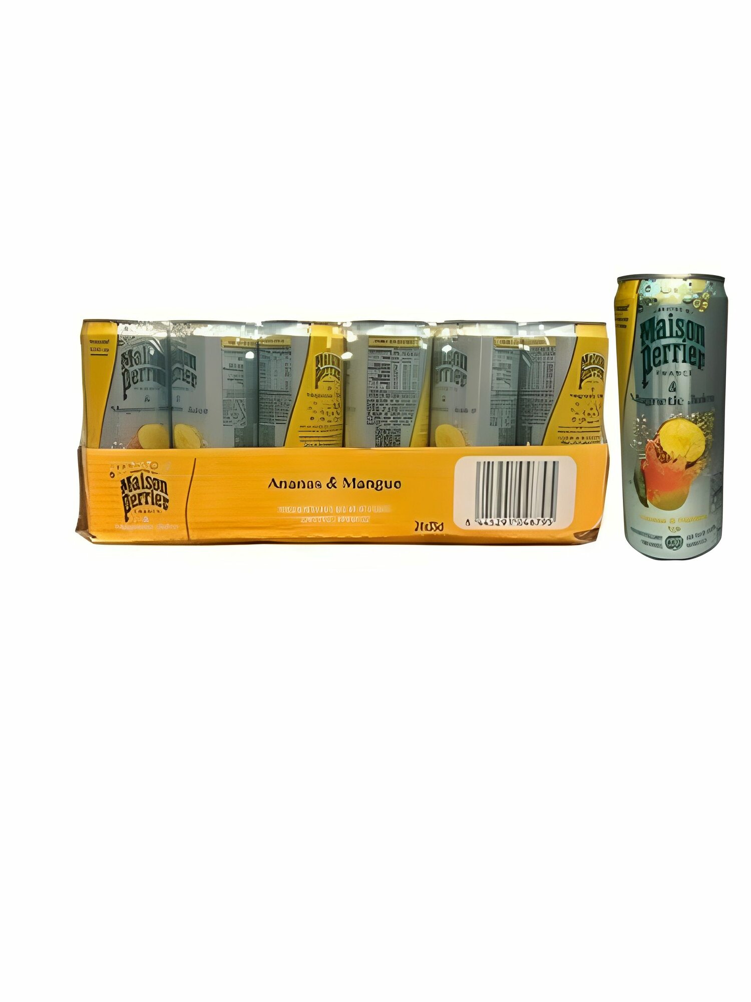 Напиток газированный Perrier ананас-манго 330мл, упаковка 24 шт
