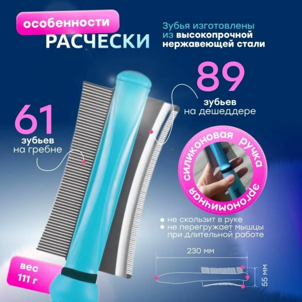 Расческа для животных — фото 1