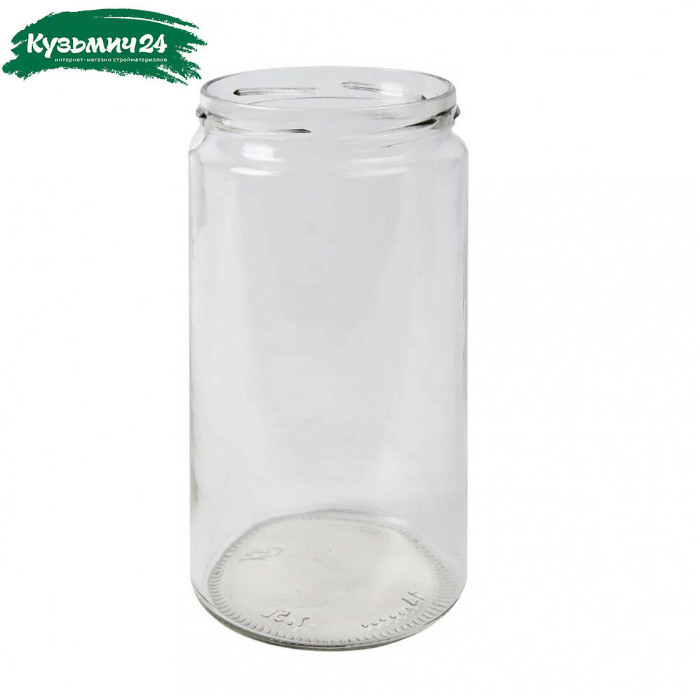 Банка стеклянная твист ТО-100 1.5 л для хранения сыпучих продуктов и консервирования