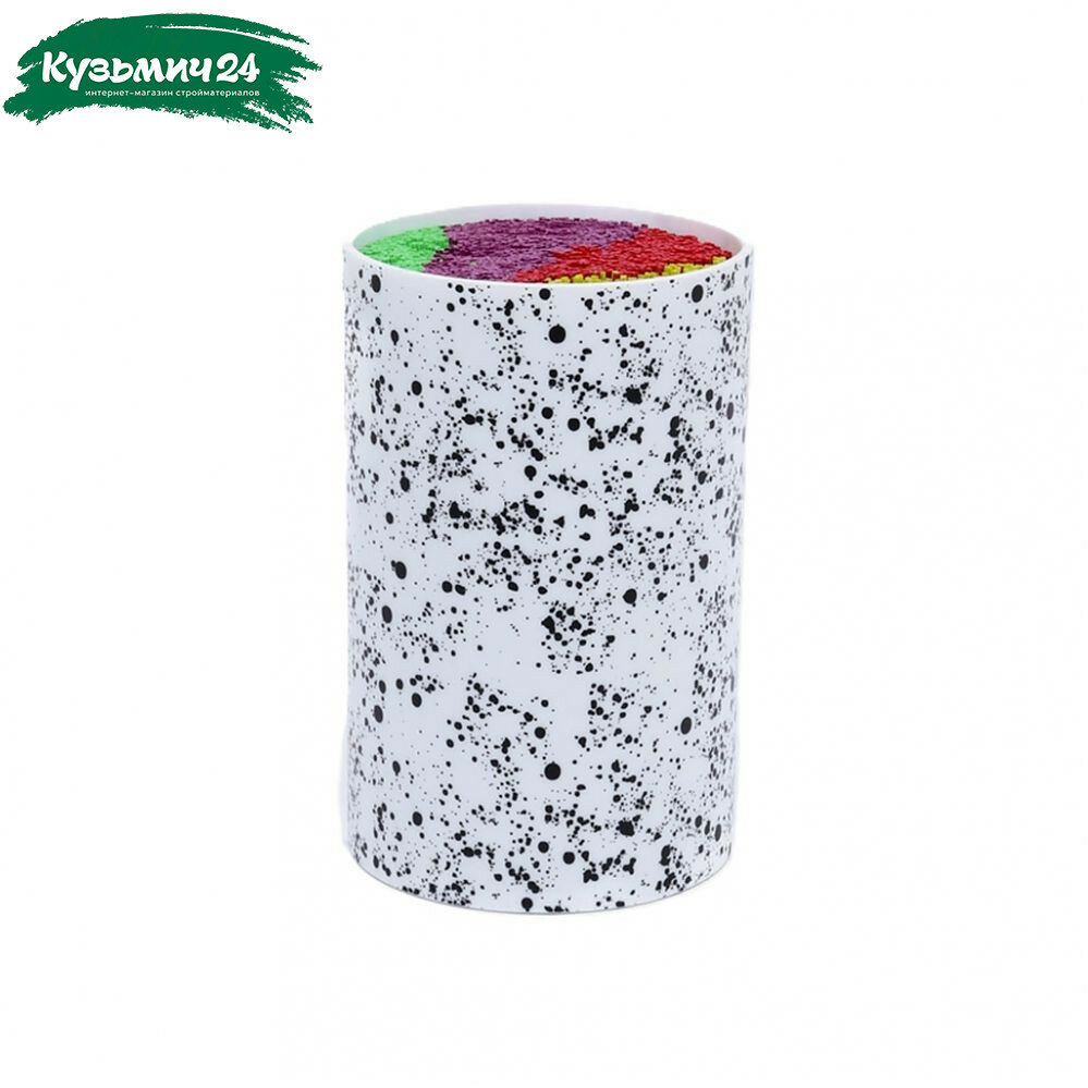 Подставка для ножей Sunhome, пластик, белый с черным, 90х90х140 мм