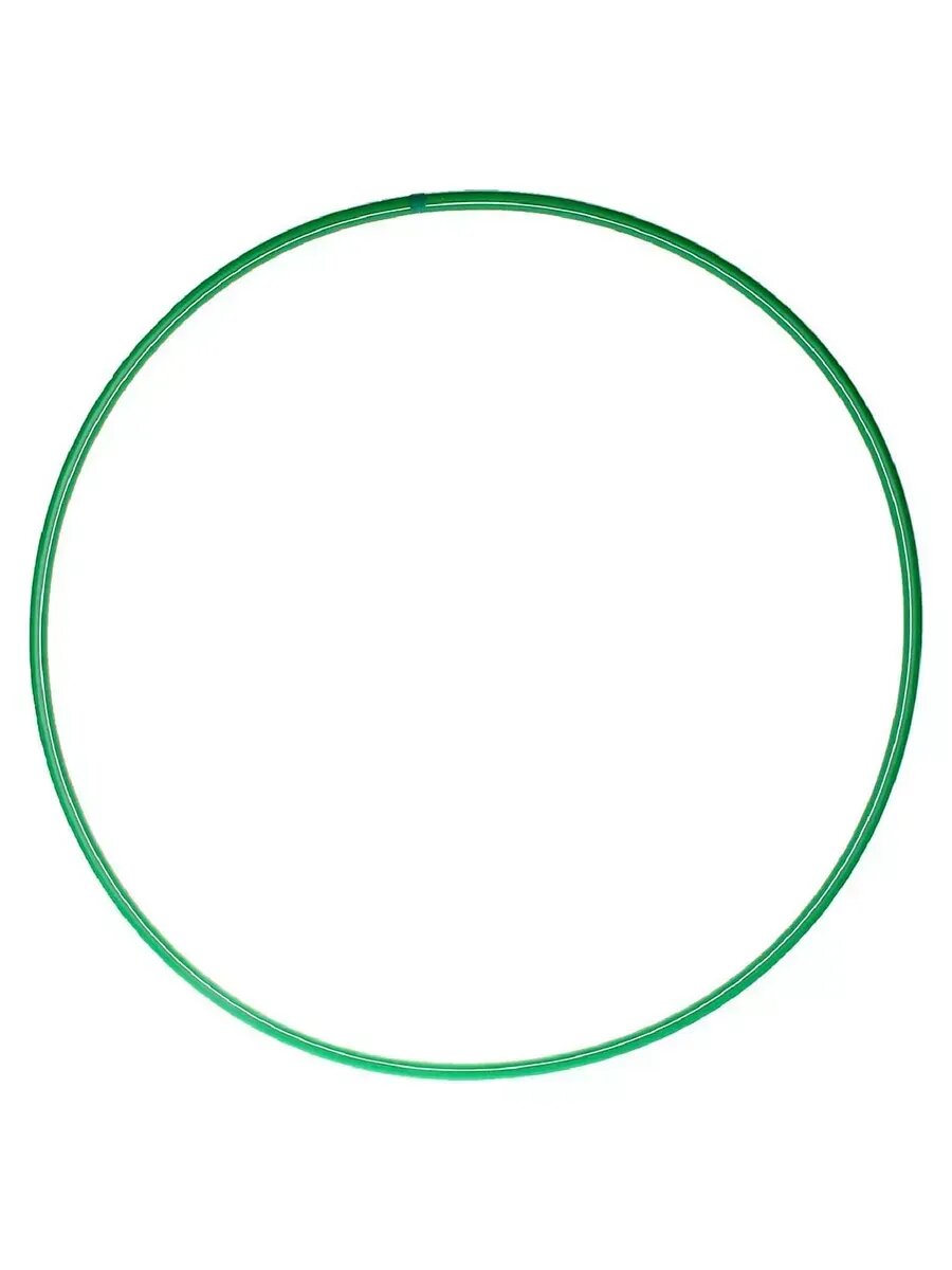 Обруч, диаметр 70 см, цвет зелёный