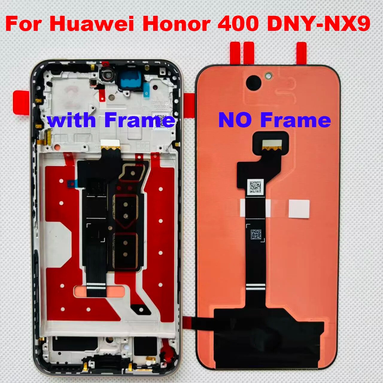 Оригинальный сенсорный экран Amoled для Huawei Honor 400 DNY-NX9 DNN-AN00 400 Pro DNYNX9 Black frame