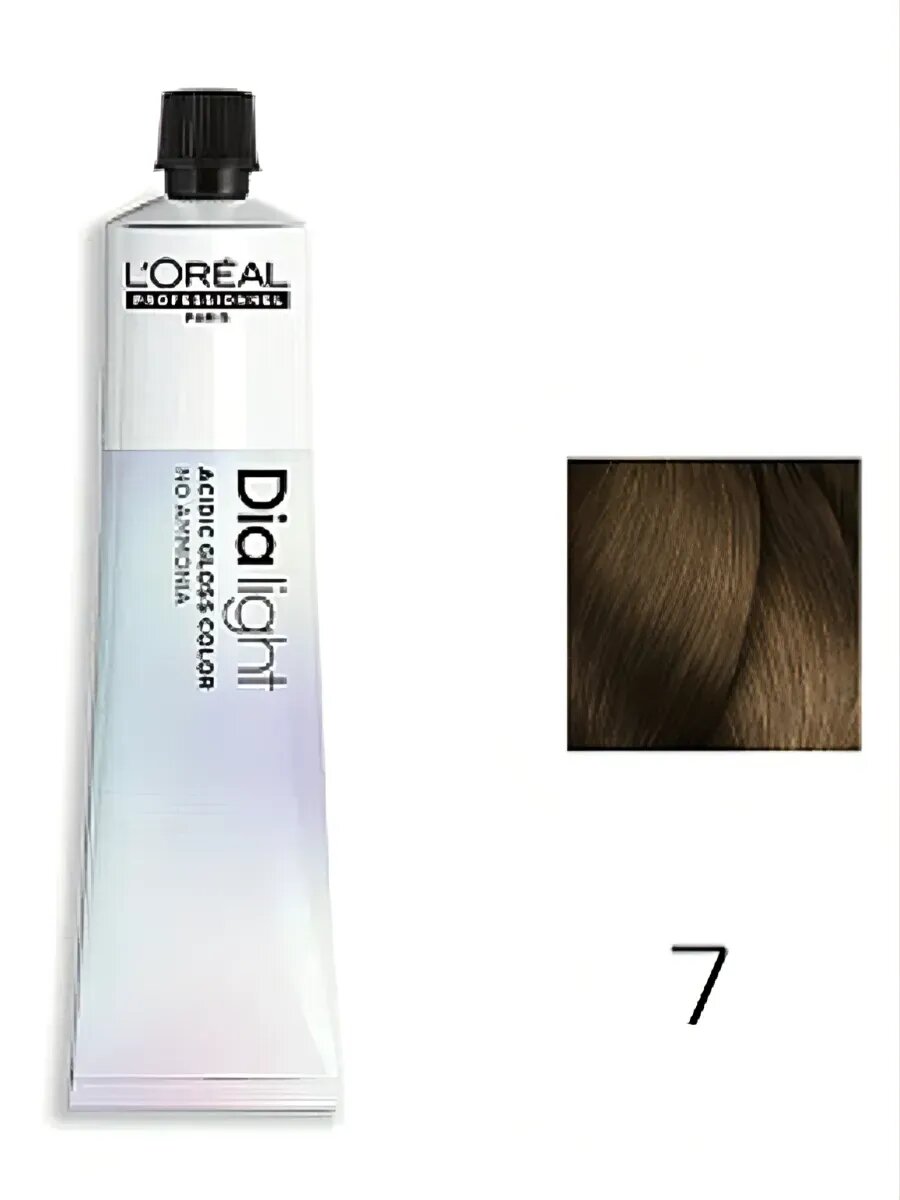 Краска для волос L'Oreal Professionnel "Dia Light", тон 7, без аммиака