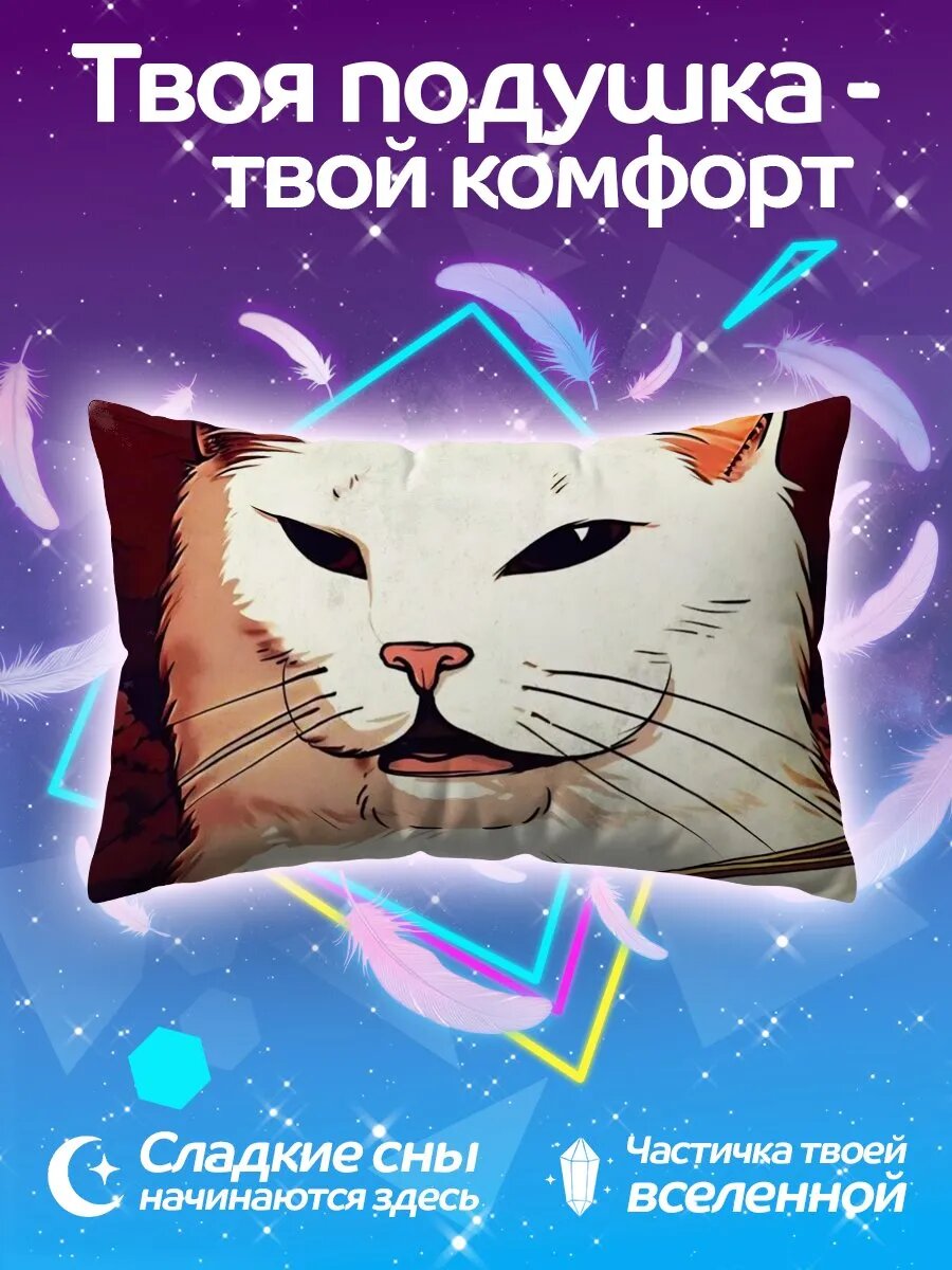 Подушка декоративная Кот мем