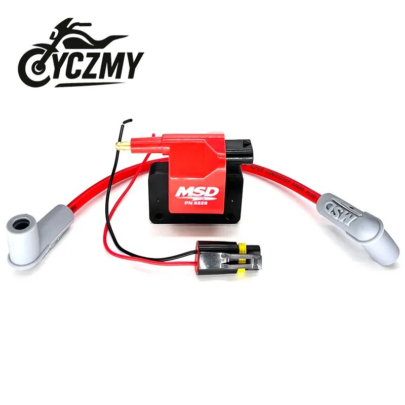 Катушка зажигания PN8228 для автомобиля Honda Yamaha, мотоцикла, усилительная линия, высоковольтный пакет, свеча зажигания, высокопроизводительная катушка зажигания