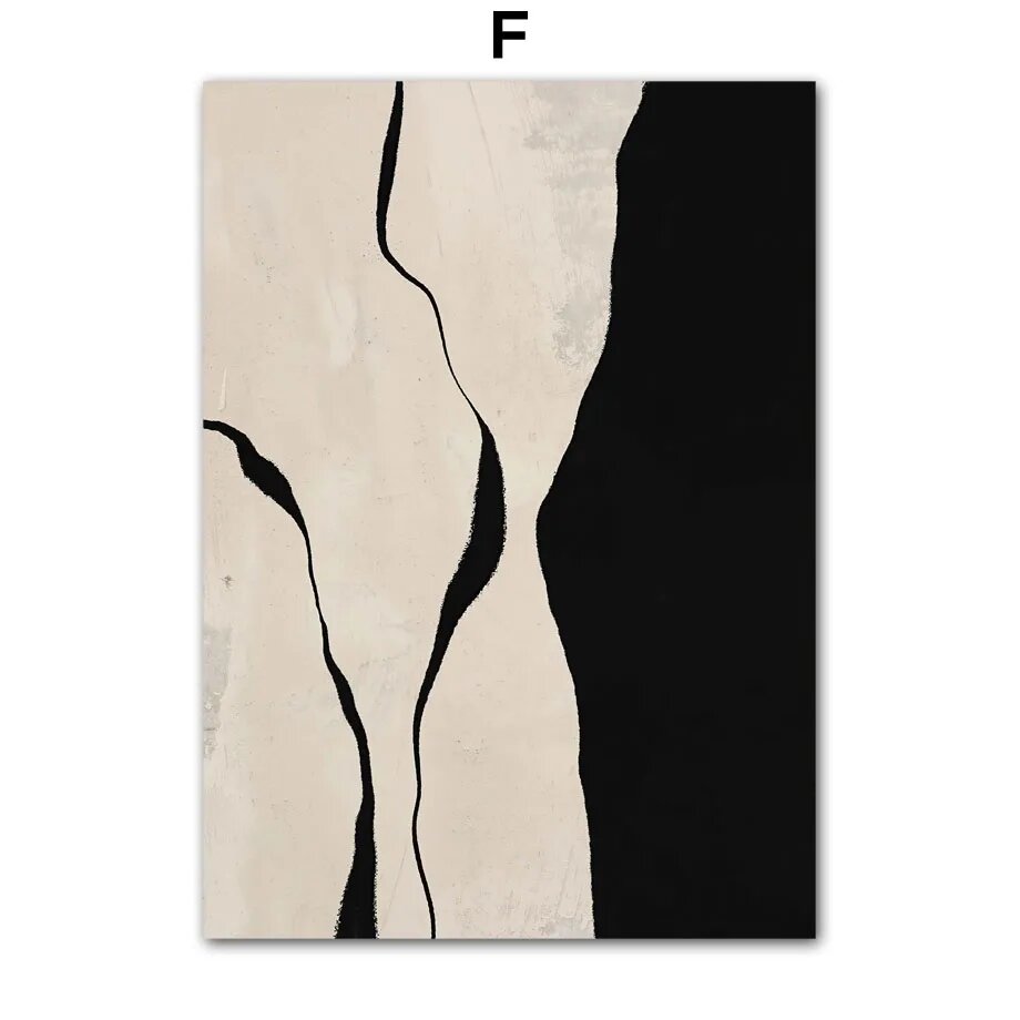 Абстрактная живопись на холсте, чёрно-серая, набор из 1 штуки 07, 10x15cm No Frame